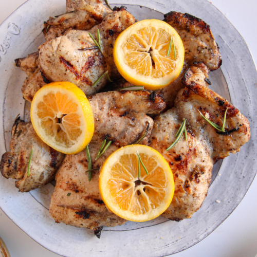 Whole30 Lemon Rosemary Chicken Thighs