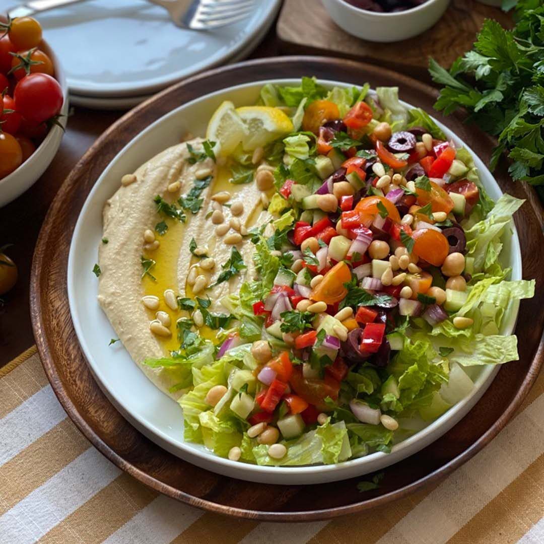 Creamy Hummus Salad Plate - The Whole30® Program